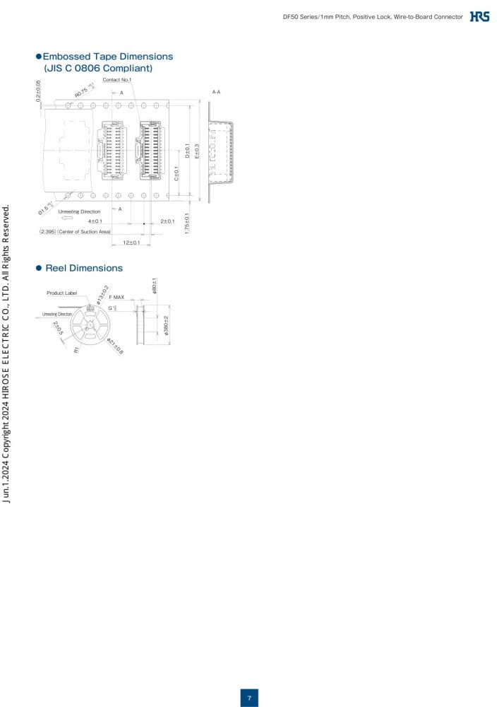 HRS DF50 datasheet page 7