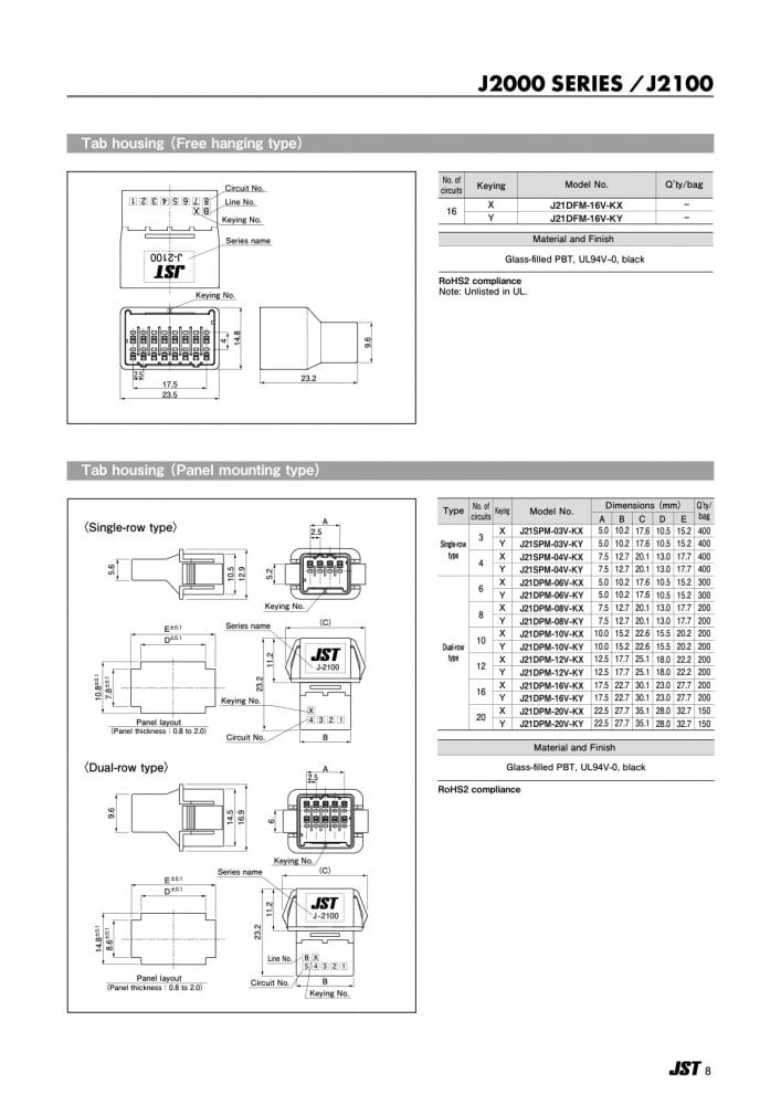 JST J2000 document page 8
