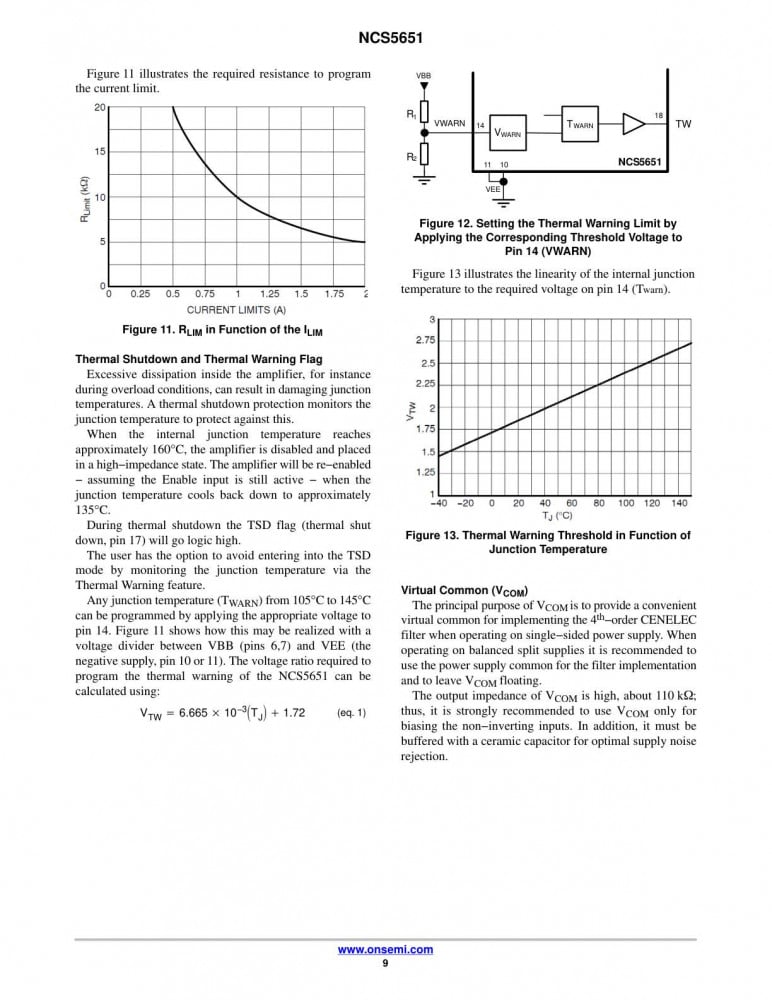 NCS5651 technical document page 9