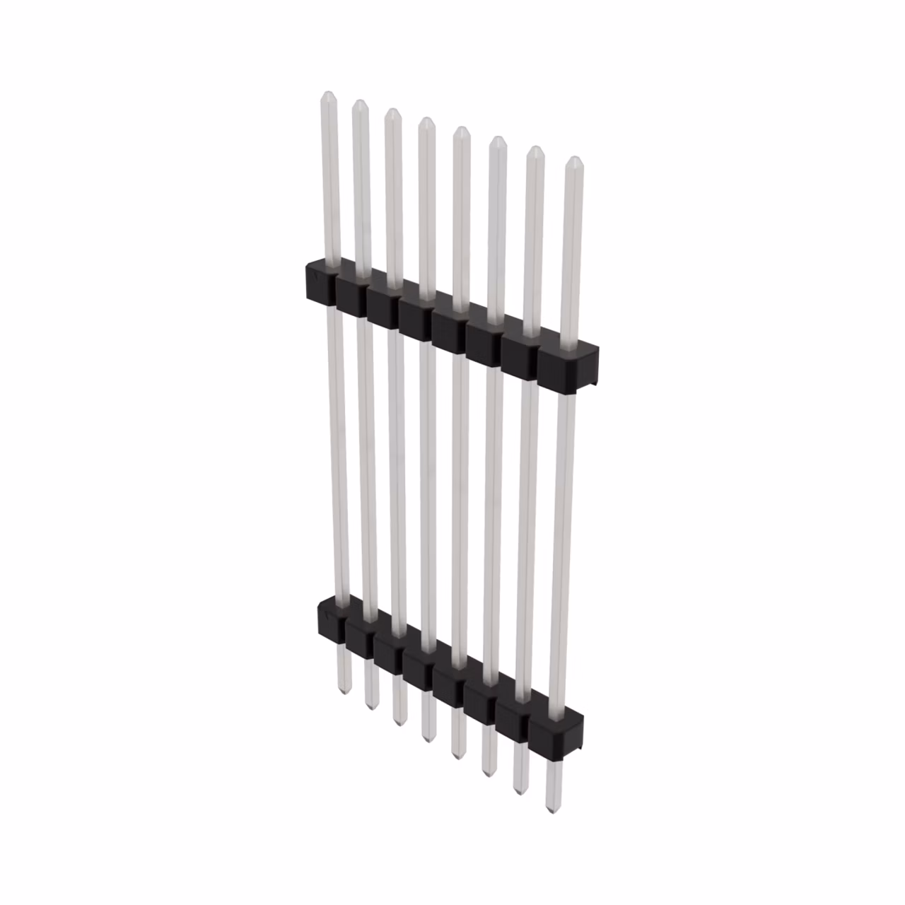 Milli-Grid Header, Single Row, Dual Body, Through Hole, Vertical, 8 Circuits, Tin (Sn) Overall Plating, 19.00mm Stacking Height, 3.60mm Tail Length, Tray, Lead-Free for sale
