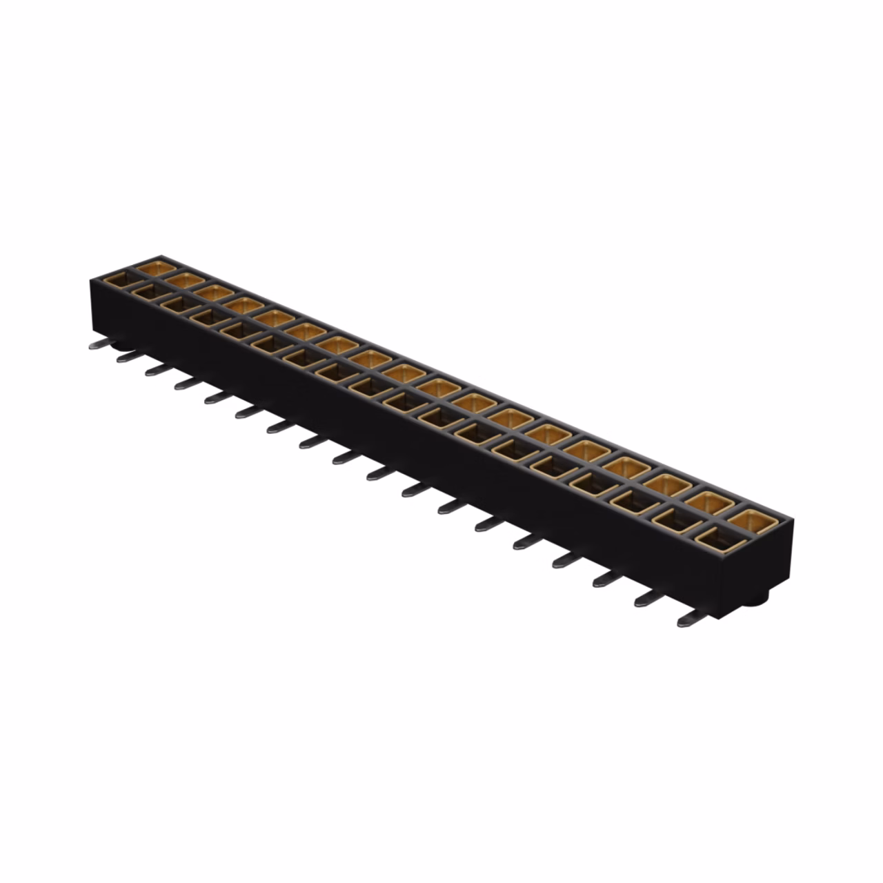 2.00mm Pitch Milli-Grid Receptacle, Surface Mount, Bottom Entry, 0.13µm Gold (Au) Plating, 36 Circuits, with Peg, Tape and Reel, Lead-Free for sale