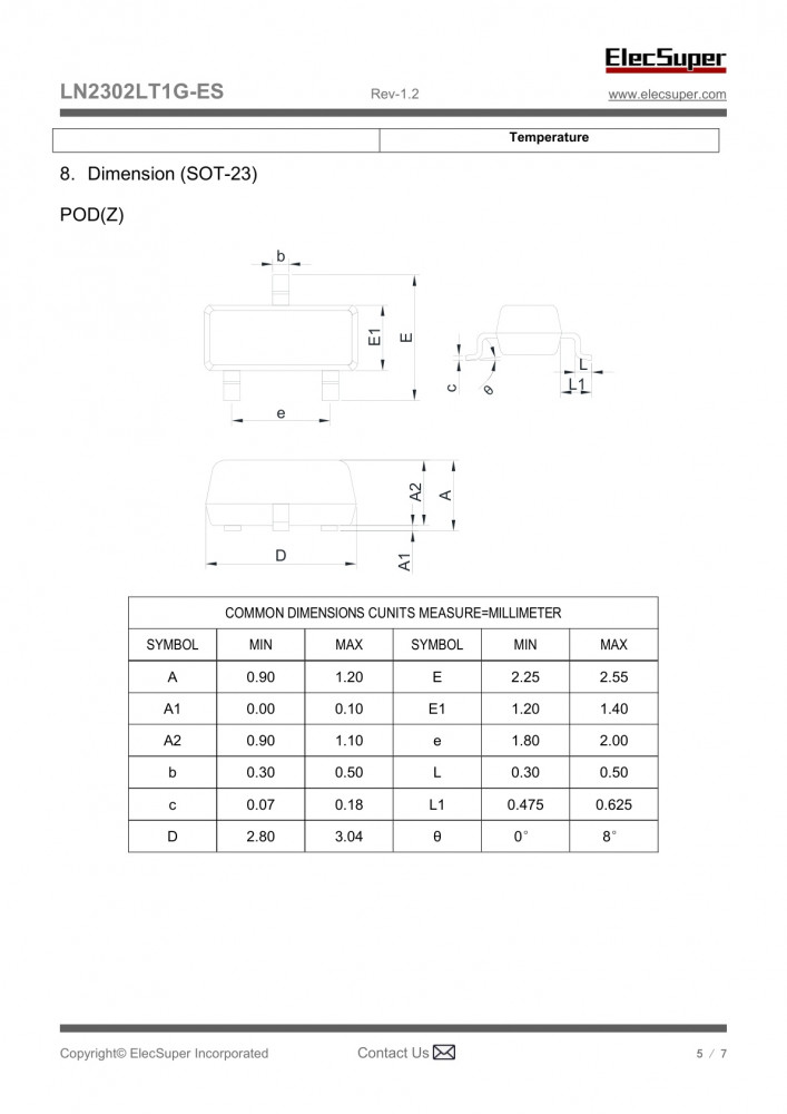 LN2302LT1G-ES datasheet page 5
