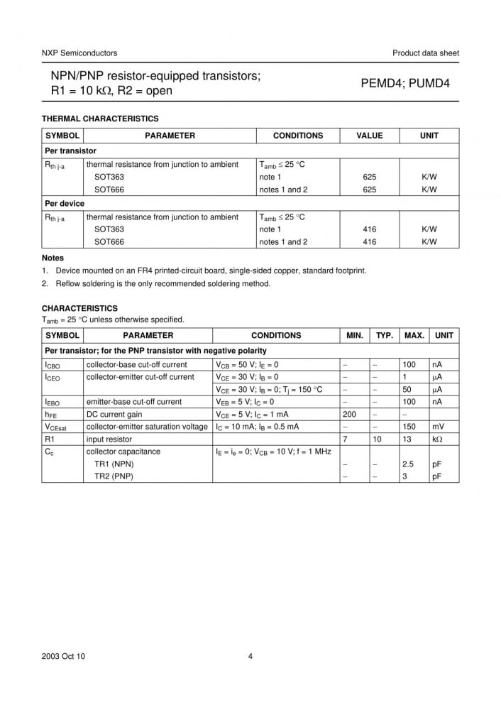 PEMD4 datasheet page 5