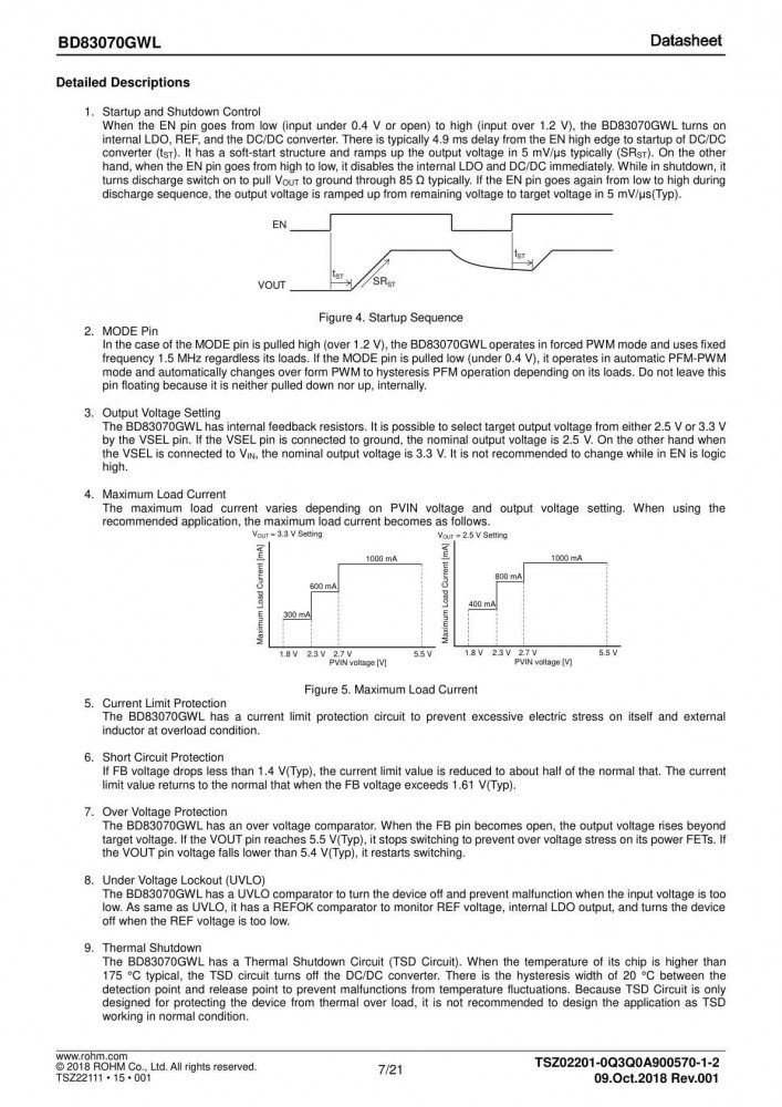 BD83070GWL-E2 datasheet page 7
