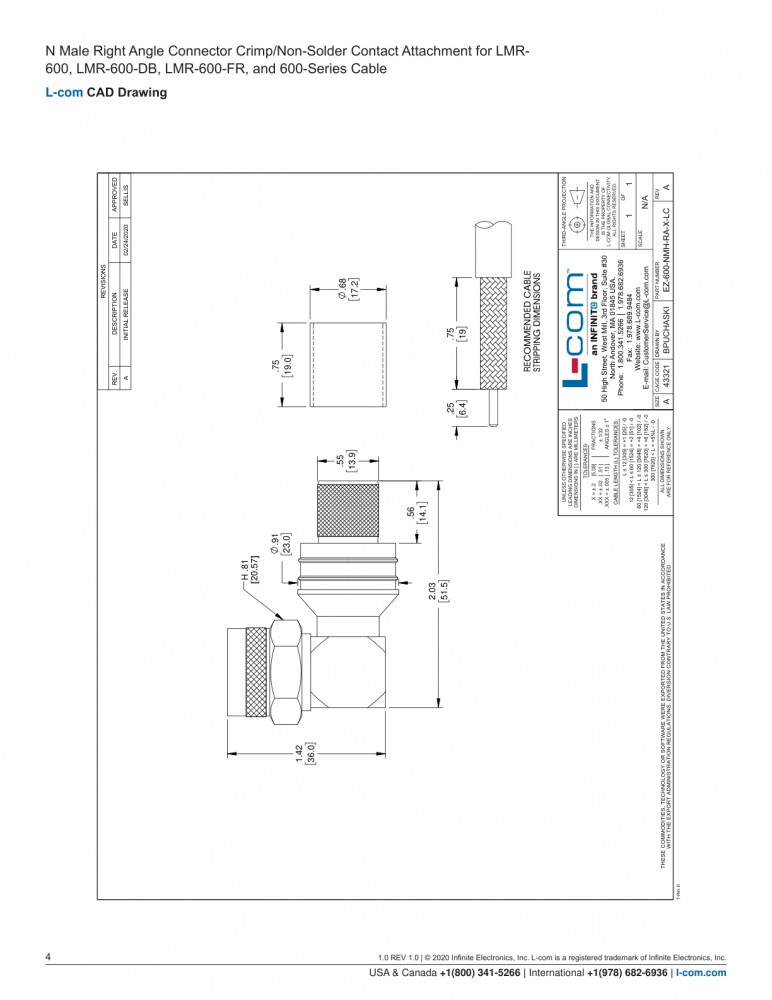 EZ-600-NMH-RA-X-LC drawing page