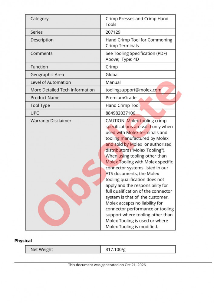 MOLEX 638231200 technical document page 2