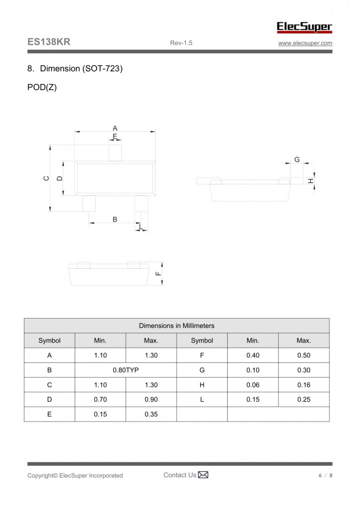 ES138KR datasheet page 6