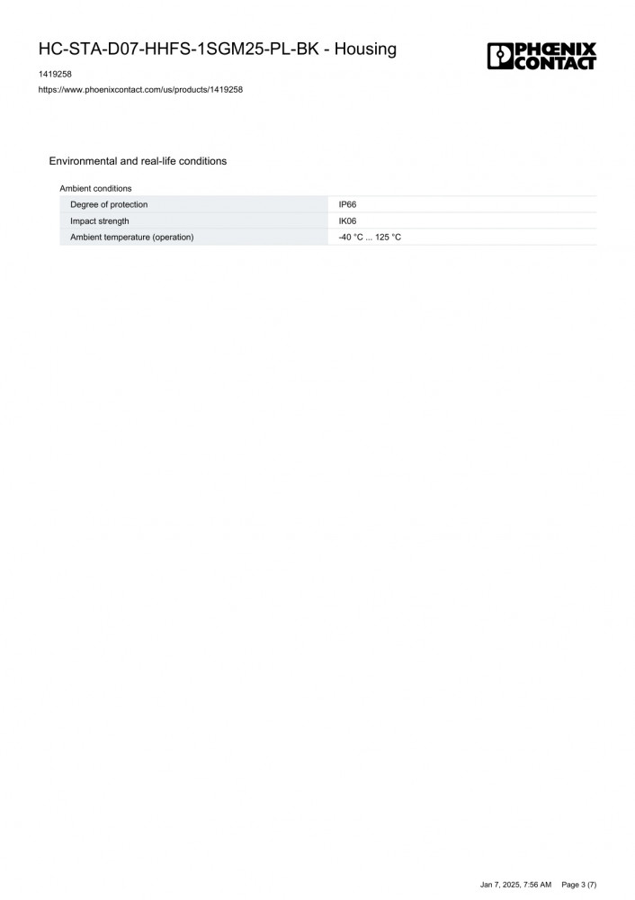 Phoenix Contact 1419258 technical document page 3