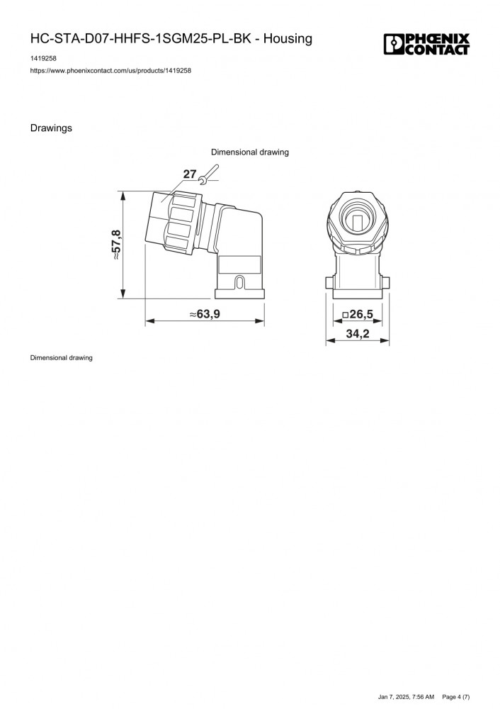 Phoenix Contact 1419258 technical document page 4