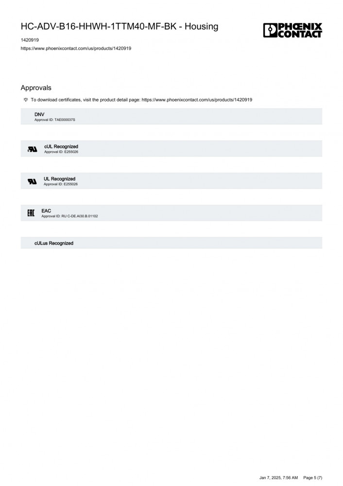 Phoenix Contact 1420919 product document page 5
