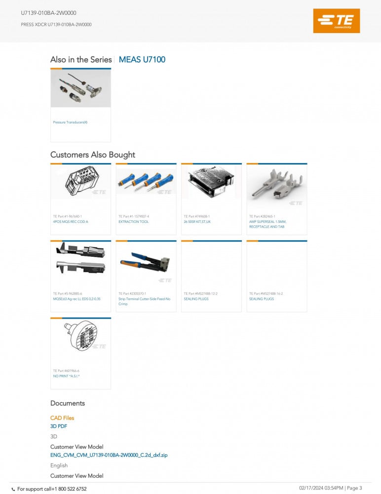 U7139-010BA-2W0000 technical document page 3