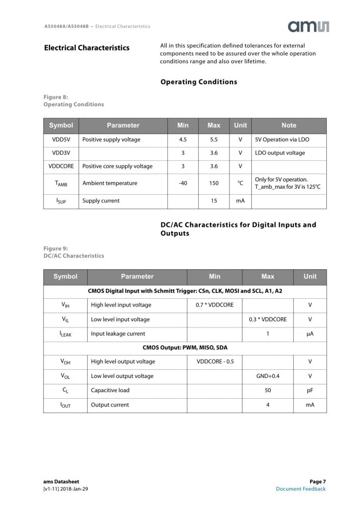 AS5048A datasheet page 7
