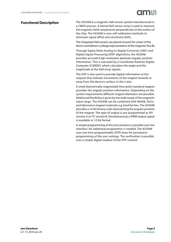 AS5048A datasheet page 9