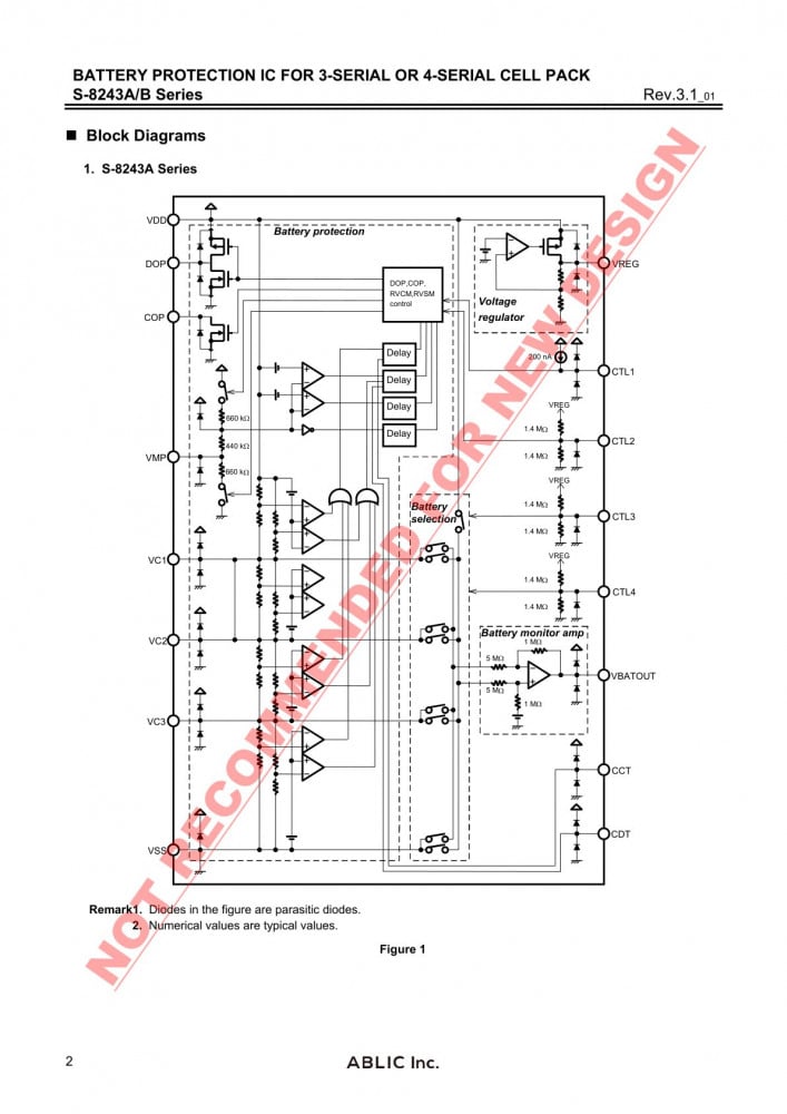 ABLIC S-8243BAEFT-TB-G datasheet page 2