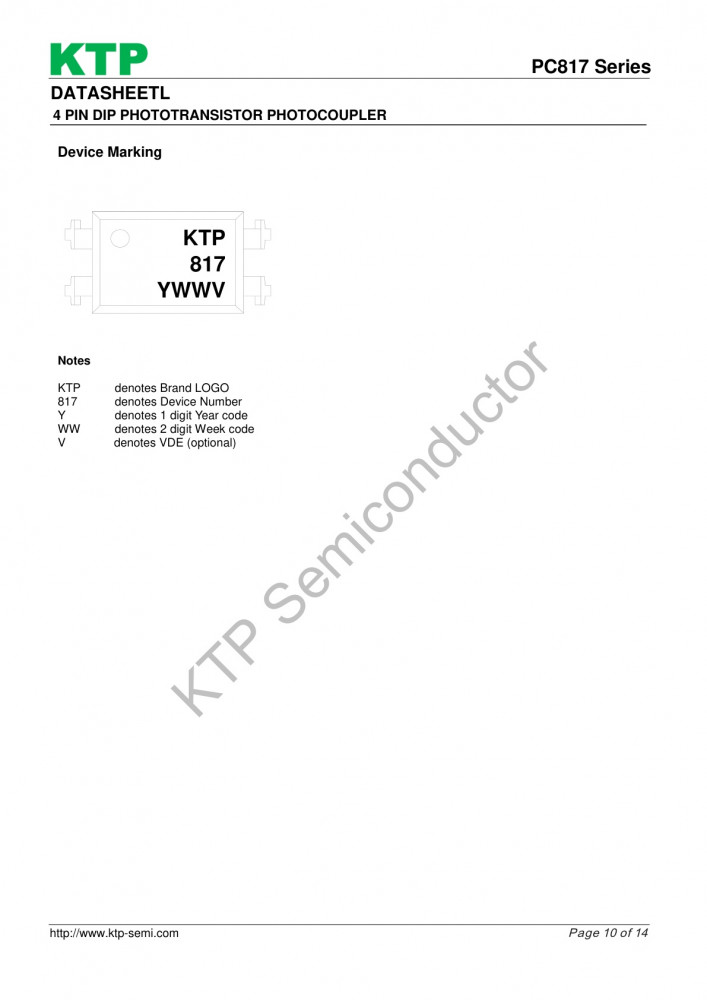 PC817C datasheet page 10