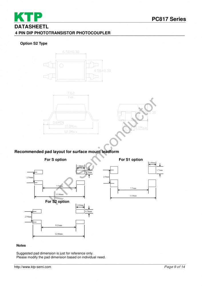 PC817C datasheet page 9