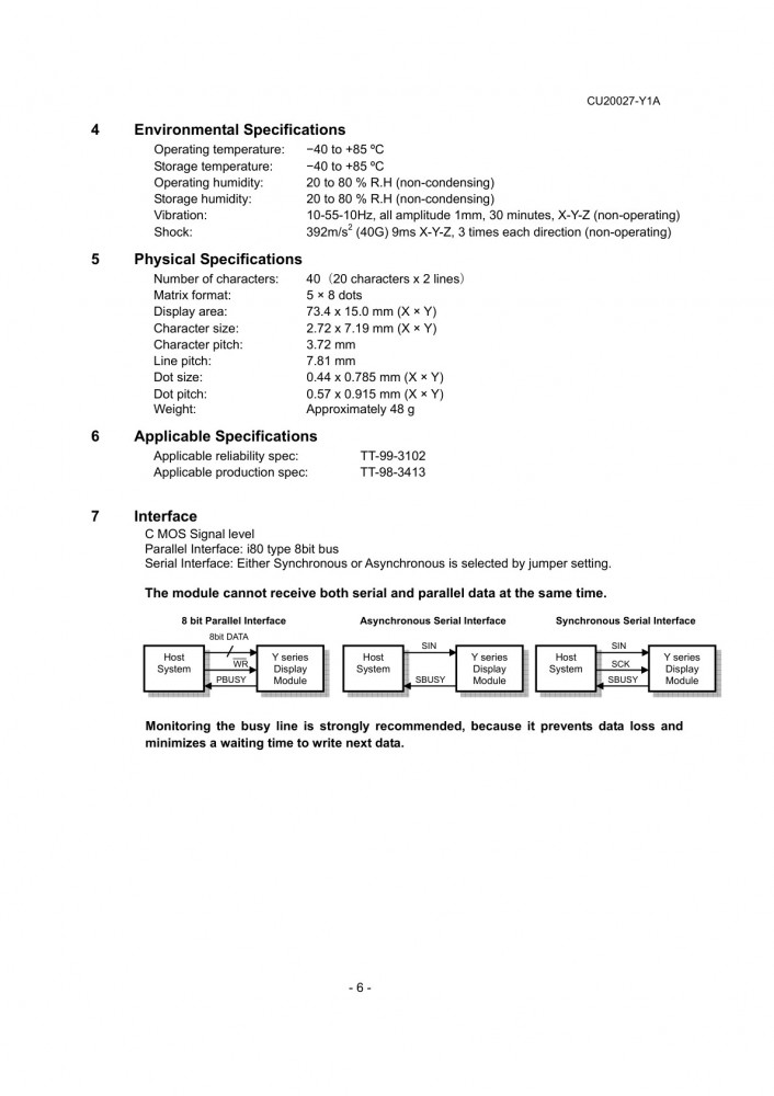 CU20027-Y1A specification page 7