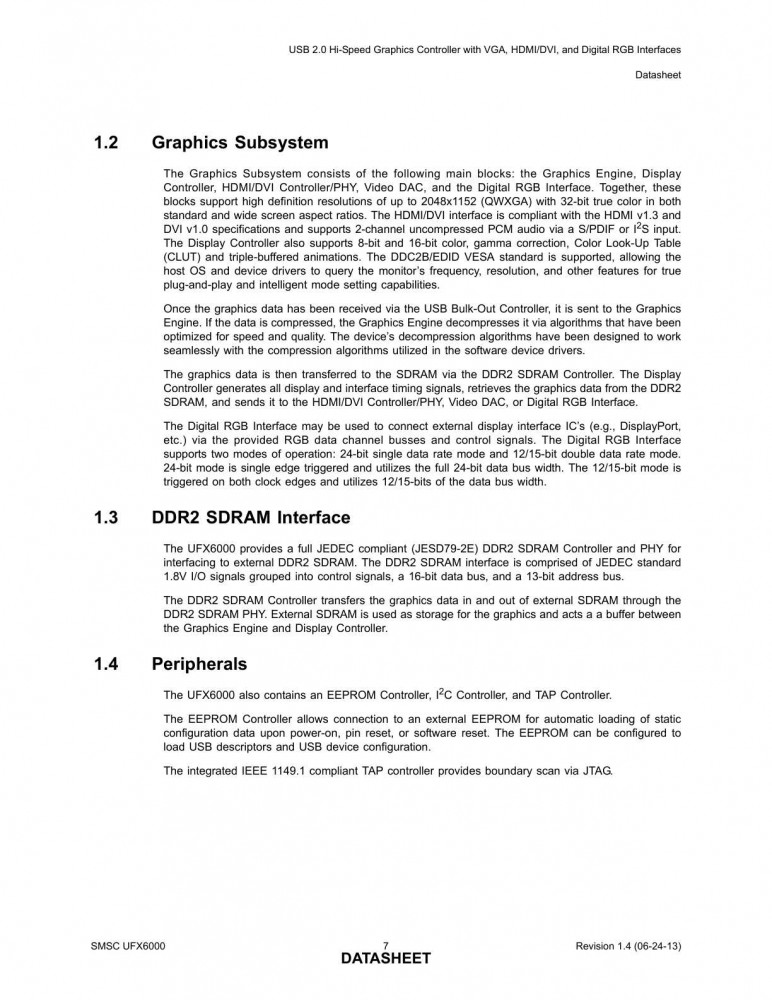UFX6000 datasheet page 7