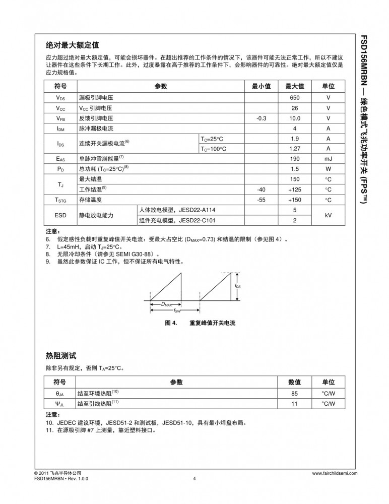 FSD156MRBN datasheet page 5