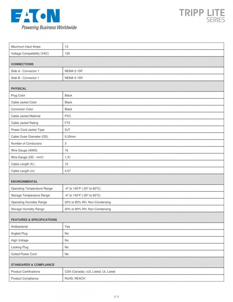 P022AB-015-HG technical document page 2