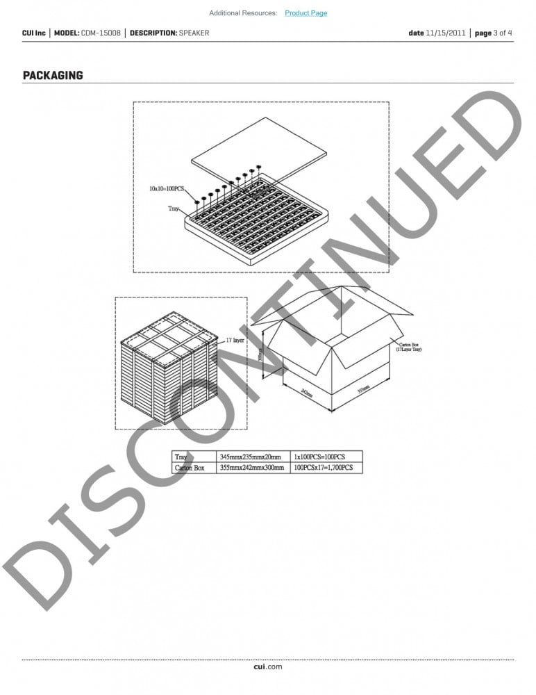 CDM-15008 datasheet page 3