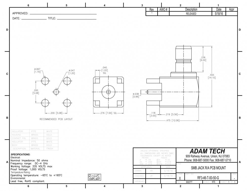 RF3-46-T-00-50-G technical document preview