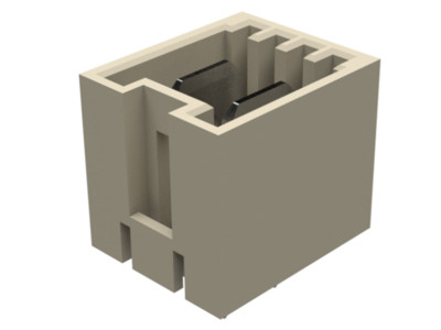 Appli-Mate RAST 5 Header, Vertical, 3 Circuits, Silver (Ag) Plating, Position Key 1b, Code Keys 01c & d20, Latch Between Circuits 1 & 2, PCB Polarization A, Glow-Wire Capable