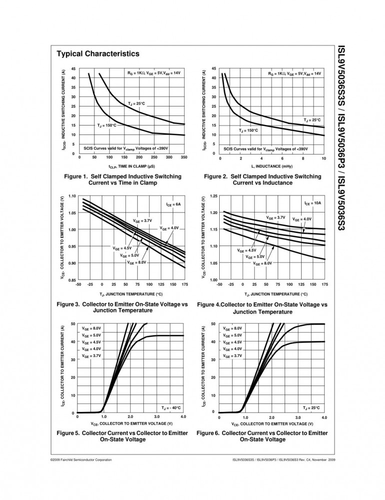 ISL9V5036P3 datasheet page 3