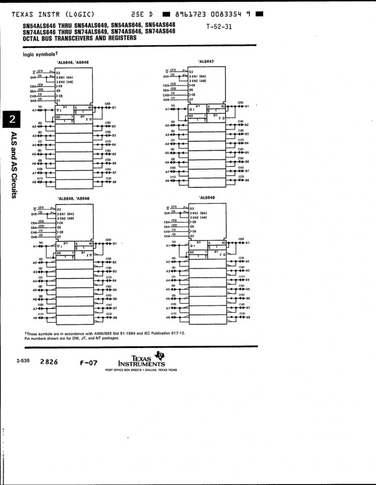 74ALS647-1NT datasheet page 5