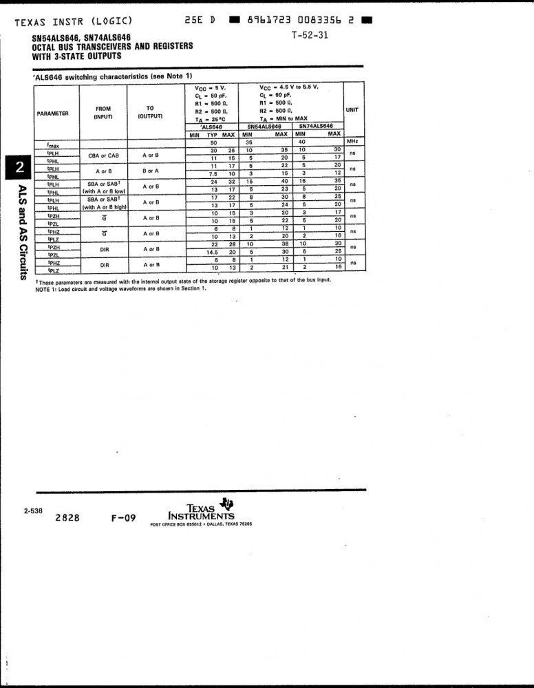 74ALS647-1NT datasheet page 7