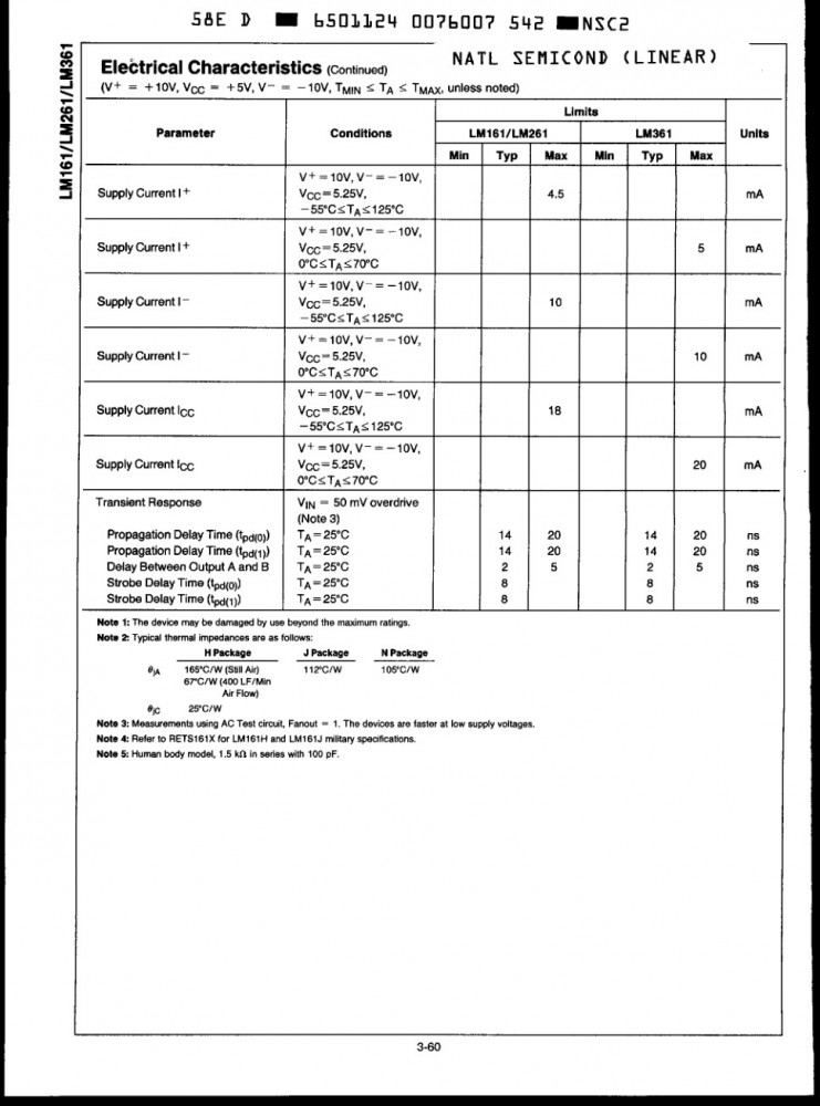 LM361J datasheet page 4