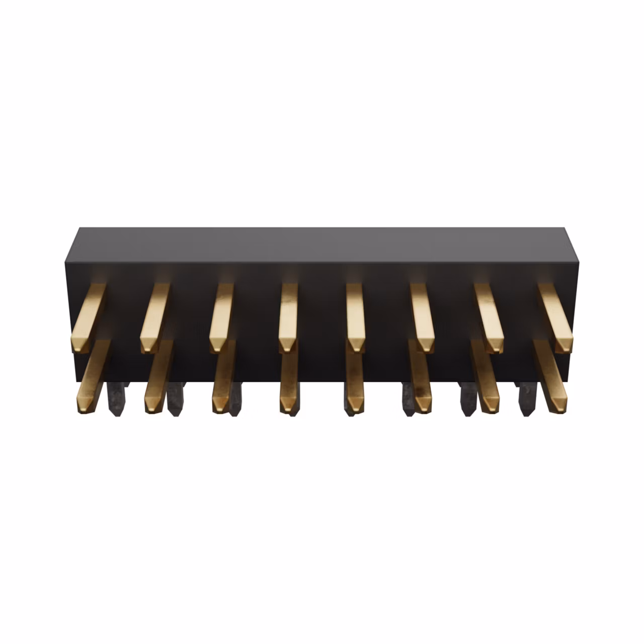 2.00mm Pitch Milli-Grid Header, Right-Angle, Through Hole, 16 Circuits, 0.38µm Gold (Au) Plating, Mating Pin Length 4.00mm, Tail Length 2.16mm, Tray, Lead-Free for sale