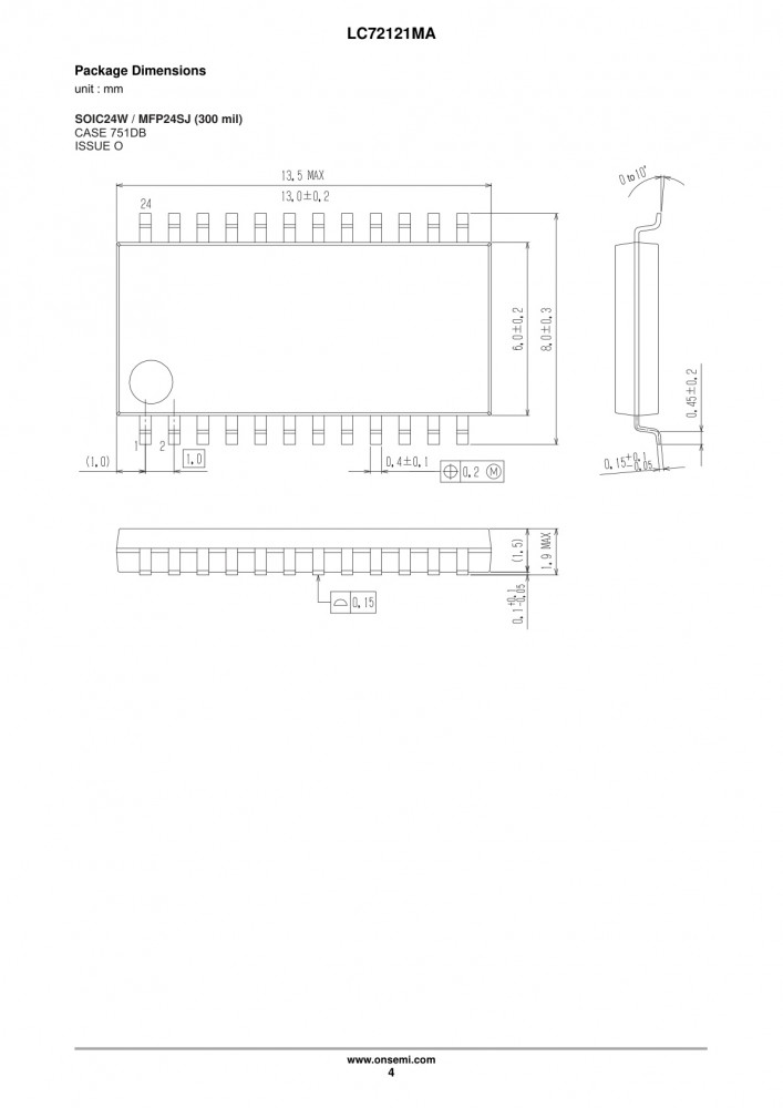 LC72121MA datasheet page 5
