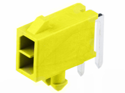 Micro-Fit+ Versa Color Right-Angle Header, Through Hole, 3.00mm Pitch, Dual Row, 8 Circuits, 0.76µm Gold (Au) Plating, Glow-Wire Capable, Yellow