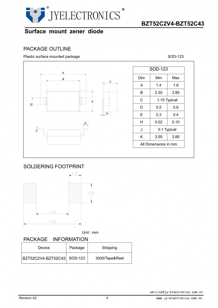 BZT52C27X datasheet page 4