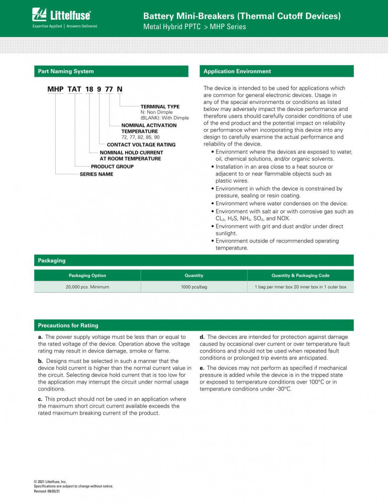 MHP-TAT18-9-90 technical document page 3