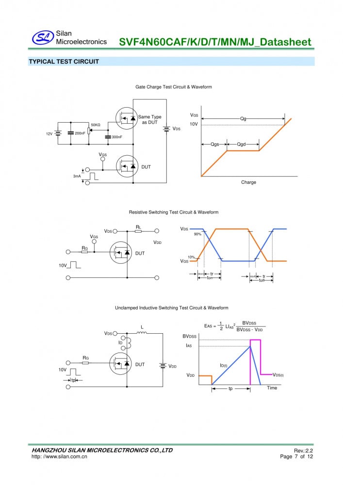 SVF4N60CAMJ datasheet page 7