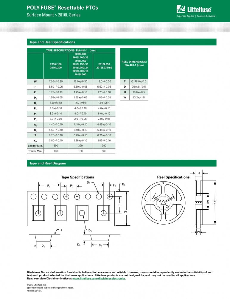 2016L series datasheet page 5