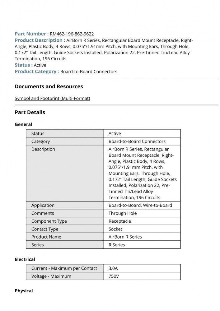 RM462-196-862-9622 technical document page 1