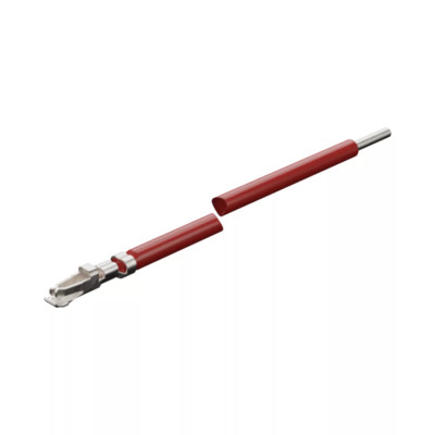 Pre-Crimped Lead Micro-Lock Plus 2.0 Female-to-Pigtail, Matte Tin (Sn) Plating, 450.00mm Length, 22 AWG, Red for sale