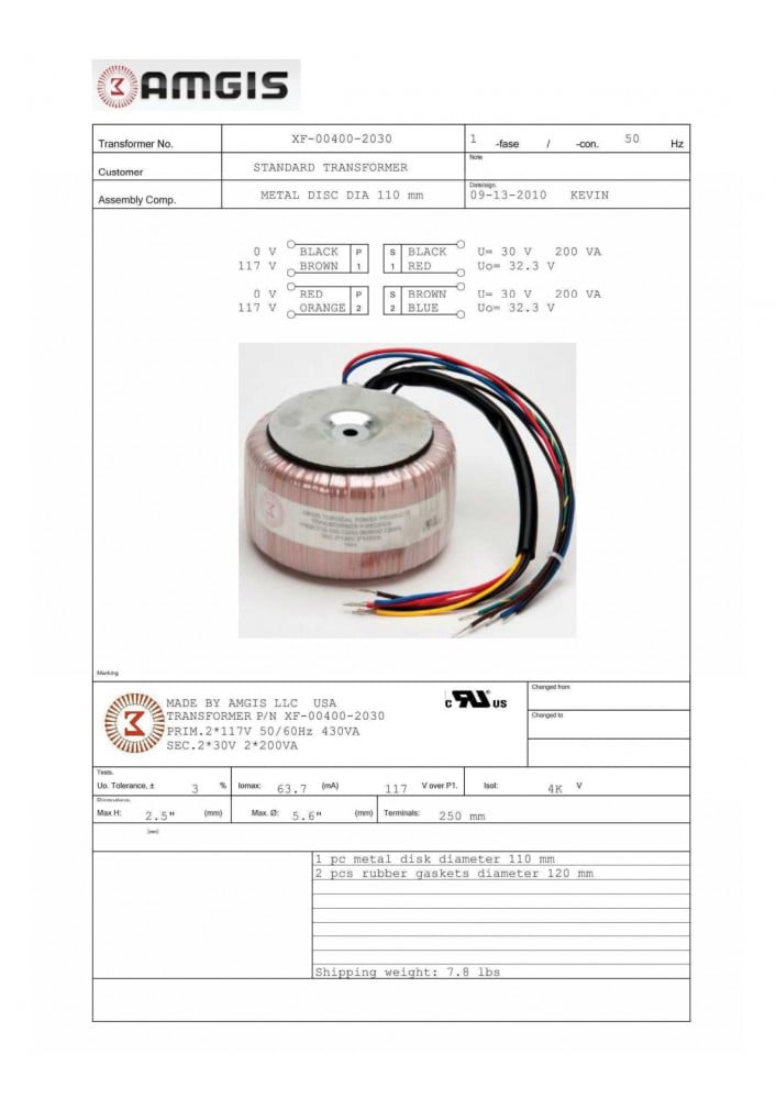 XF-00400-2030 technical document