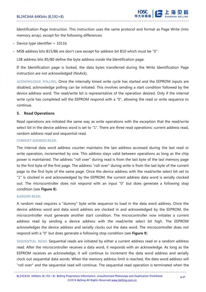 BL24C64A datasheet page 6