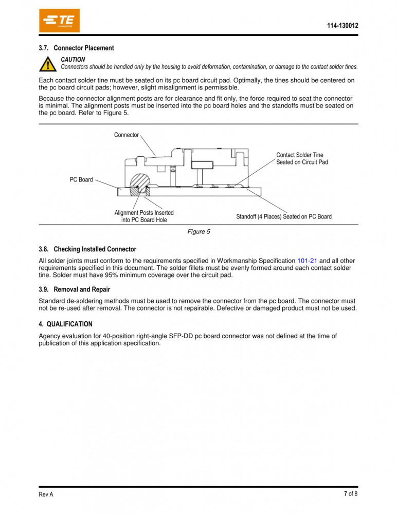 TE Connectivity 2325864-1 application specification page 7