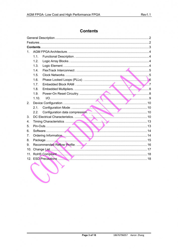 AG10KF256 datasheet page 3