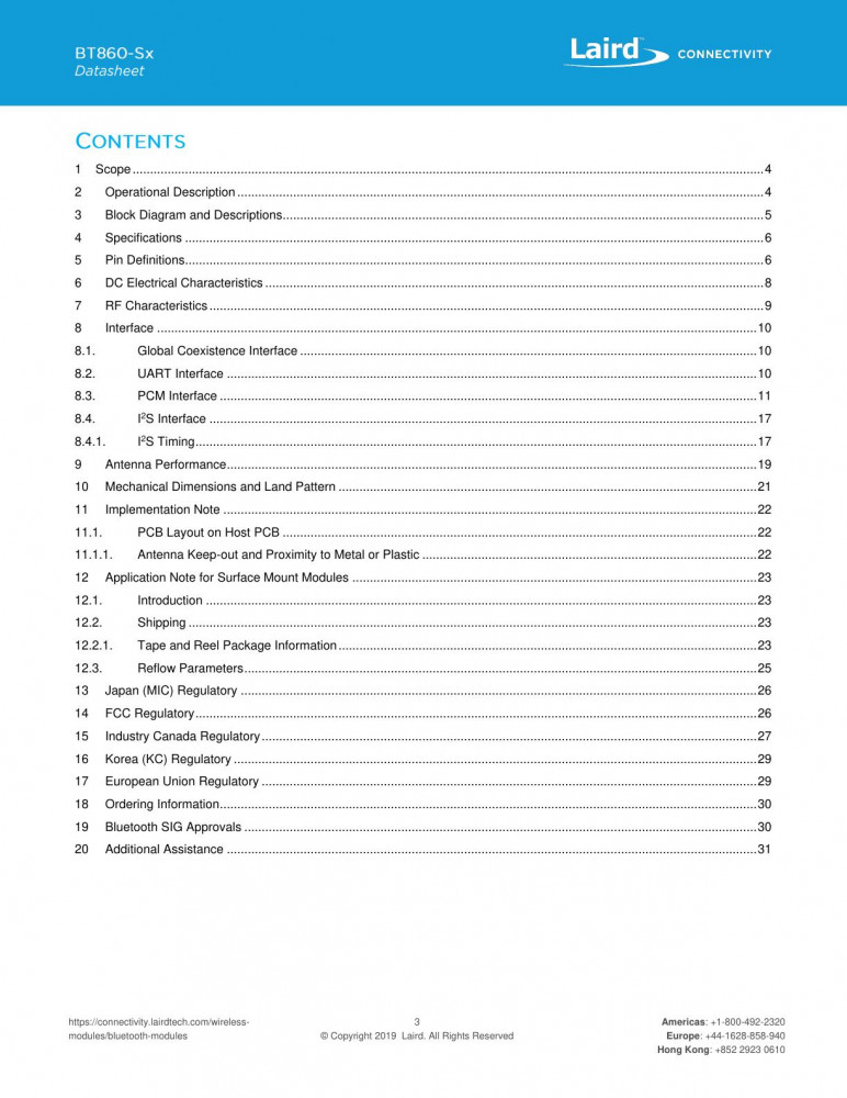 BT860-SA-T/R datasheet page 3