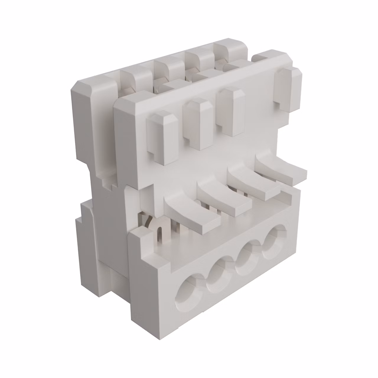 Appli-Mate RAST 2.5 IDT Housing, 2.50mm Pitch, Direct/Indirect, Female, 8 Circuits, All Position Keys, Polarizing Rib Between Circuits 3 and 4