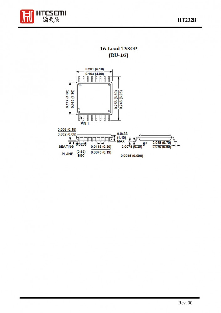 HT232BRZ datasheet page 8
