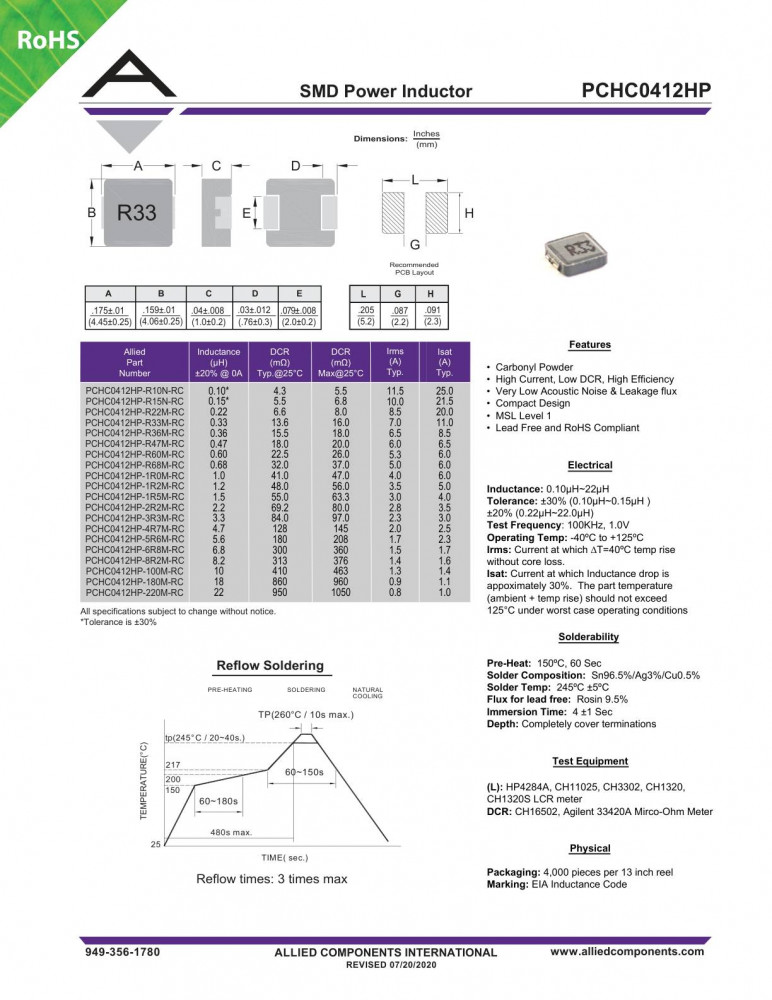 PCHC0412HP-R10N-RC document page 1