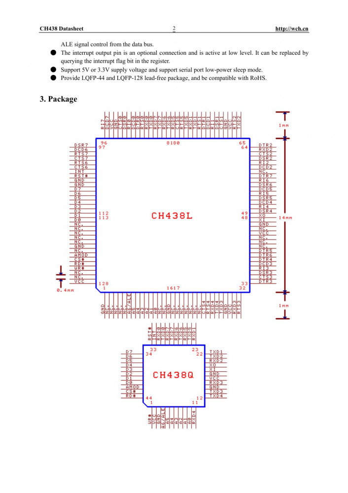 CH438L datasheet page 2
