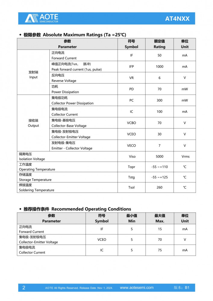 AOTE AT4N37 datasheet page 3